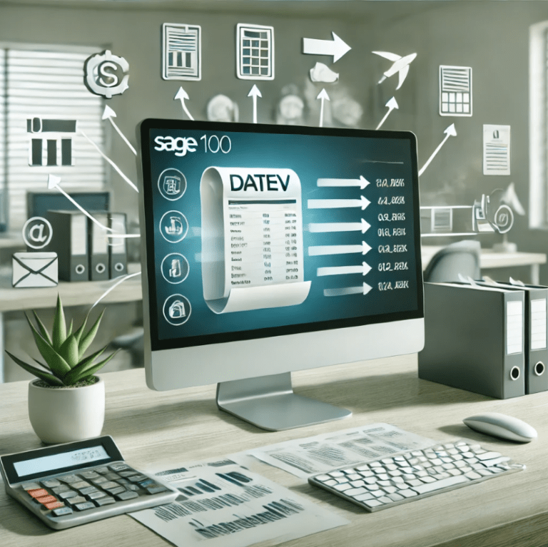 Sage 100 Datevübergabe mit Belegen - Sage Business Software