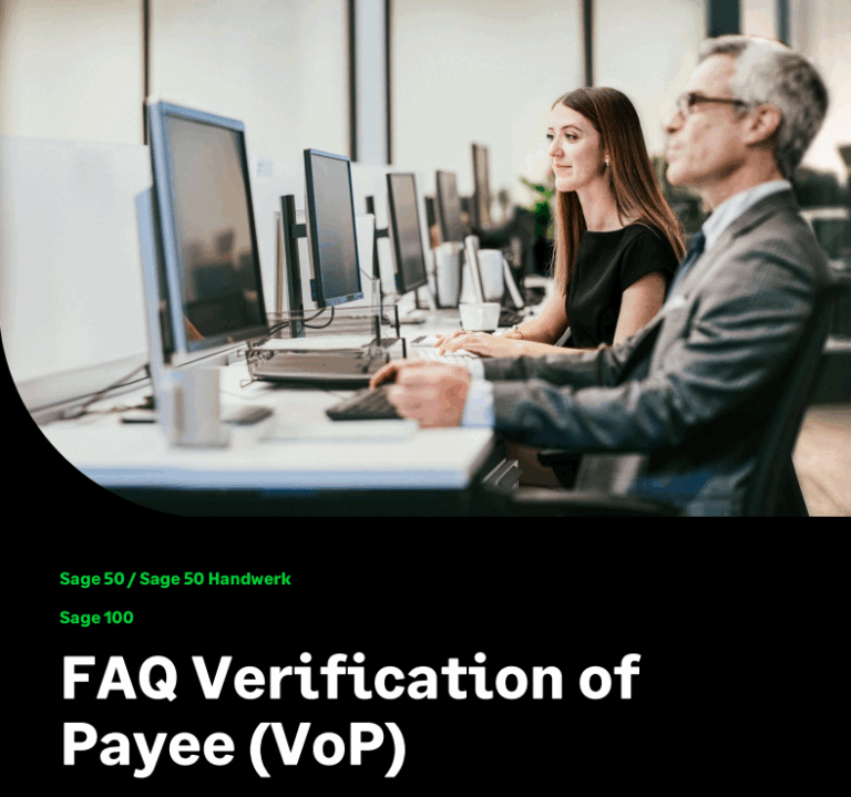 Sage 100 Verification of Payee (VoP) - Sage Business Software
